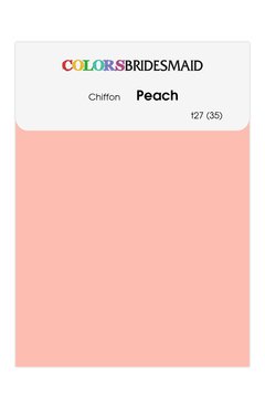 Color Swatches Peach color & Fabric in 150+ colors - ColorsBridesmaid