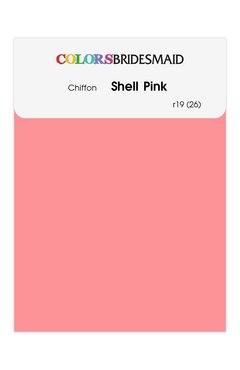 Color Swatches Shell Pink color & Fabric in 150+ colors - ColorsBridesmaid