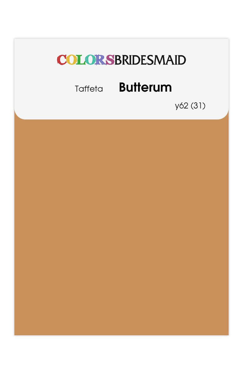 Butterum Taffeta Swatches - ColorsBridesmaid