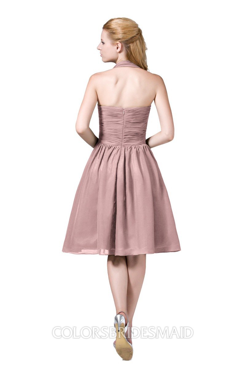ColsBM Corinne Silver Pink Bridesmaid Dresses - ColorsBridesmaid