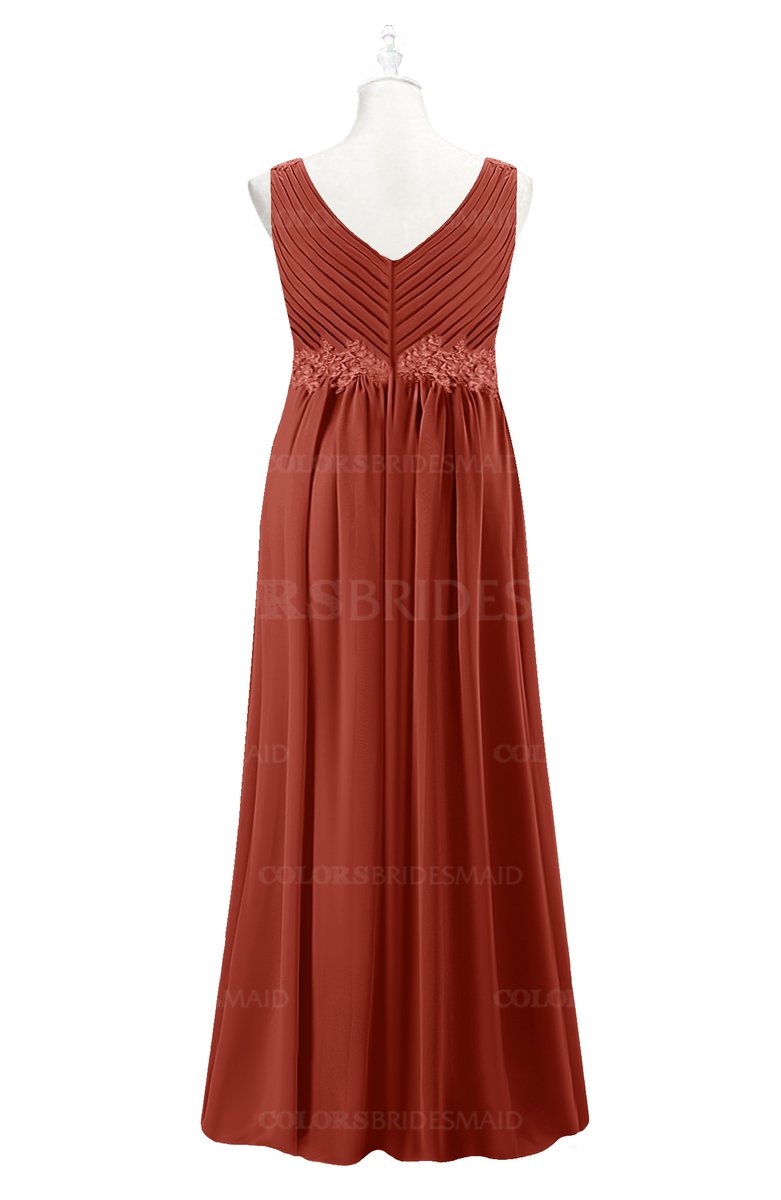 ColsBM Malaysia Rust Plus Size Bridesmaid Dresses - ColorsBridesmaid