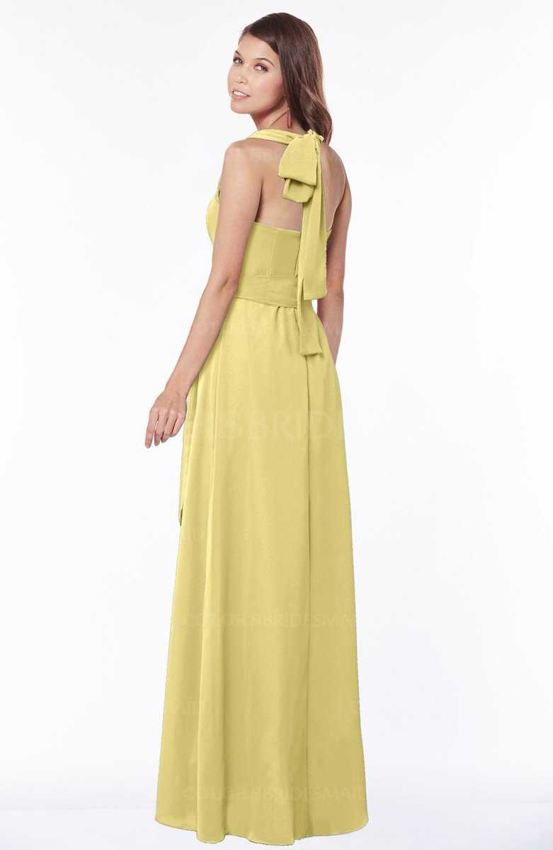 ColsBM Kaia Misted Yellow Bridesmaid Dresses - ColorsBridesmaid
