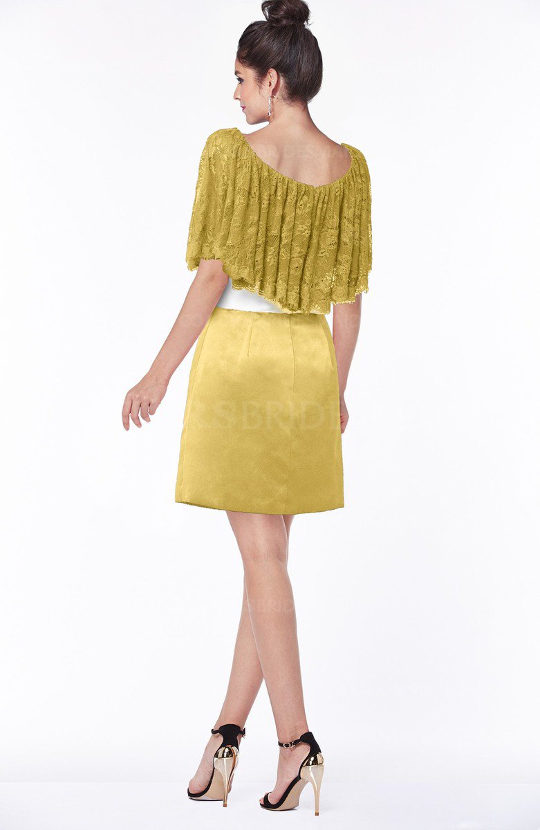 ColsBM Bria Misted Yellow Bridesmaid Dresses - ColorsBridesmaid