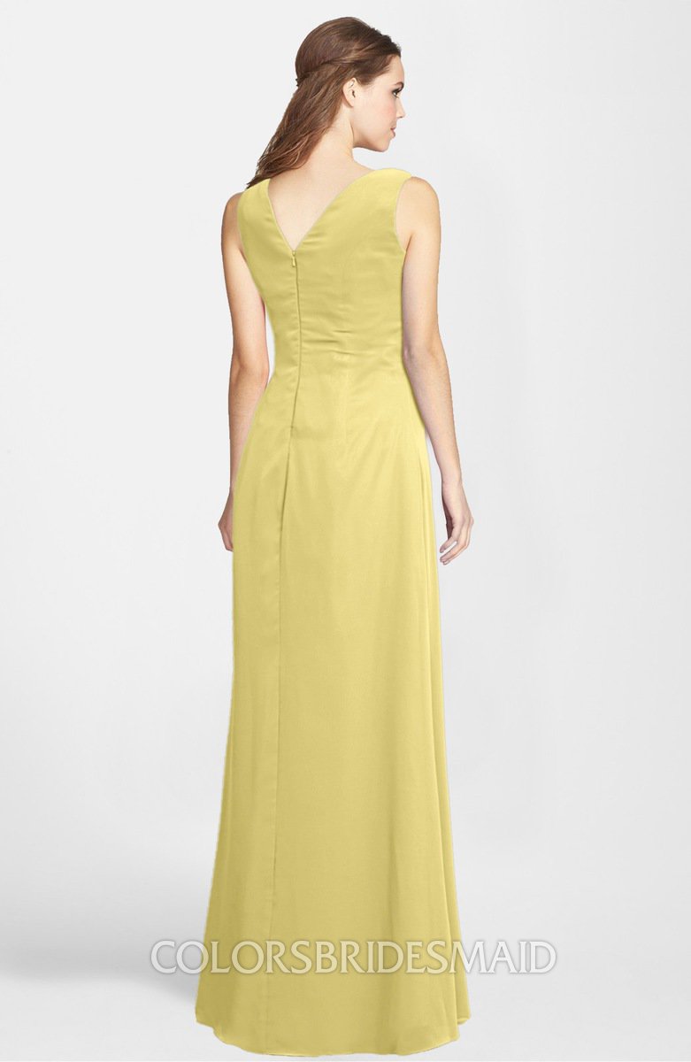ColsBM Lina Misted Yellow Bridesmaid Dresses - ColorsBridesmaid