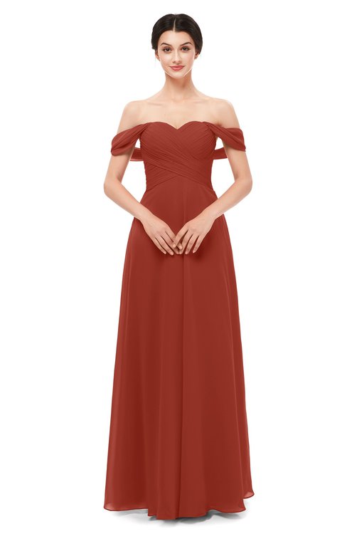 ColsBM Lydia Rust Bridesmaid Dresses - ColorsBridesmaid